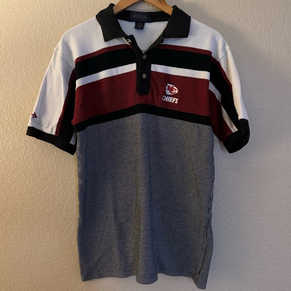 Antigua | Shirts | Vintage Kc Chiefs Polo Shirt | Poshmark